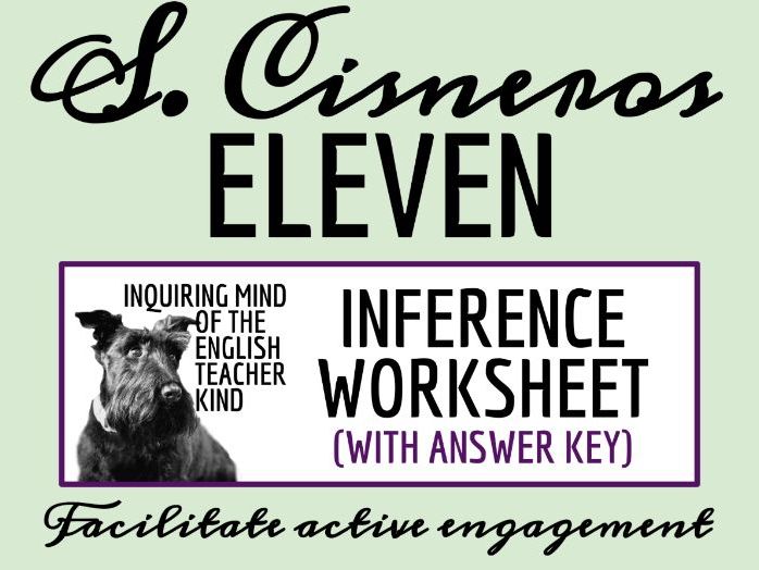 "Eleven" by Sandra Cisneros Literary Analysis Worksheet | Coming of Age ...
