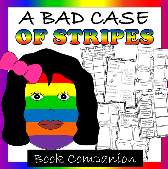 A Bad Case of Stripes book companion and craft | Teaching Resources
