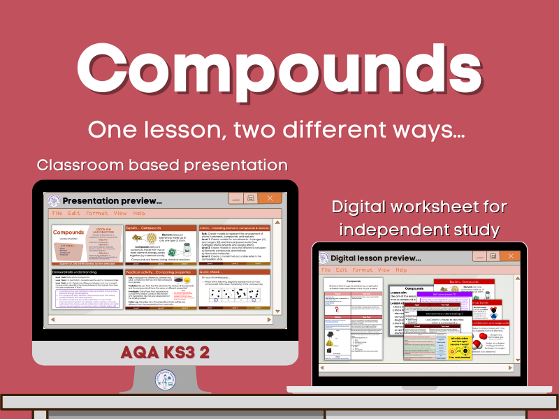 Compounds Lesson bundle | Teaching Resources