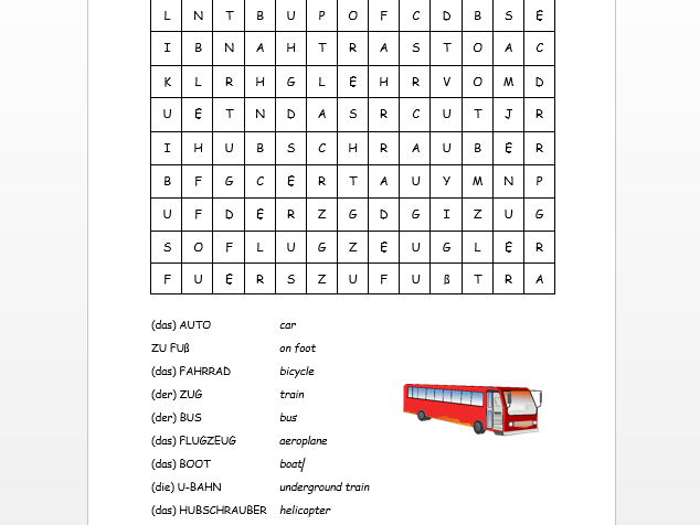 Secondary German teaching resources: Holidays, travel and tourism | TES