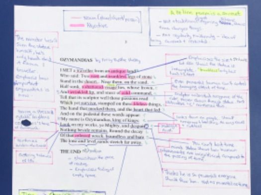 GCSE English- Power and Conflict annotations | Teaching Resources