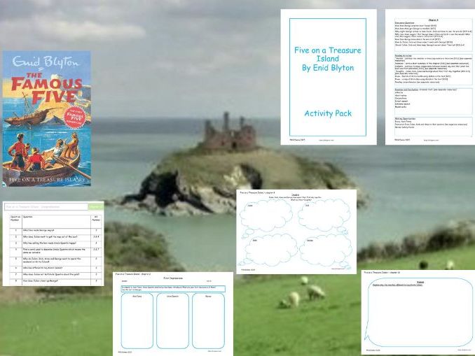 Five on a Treasure Island Activity Pack and resources | Teaching Resources
