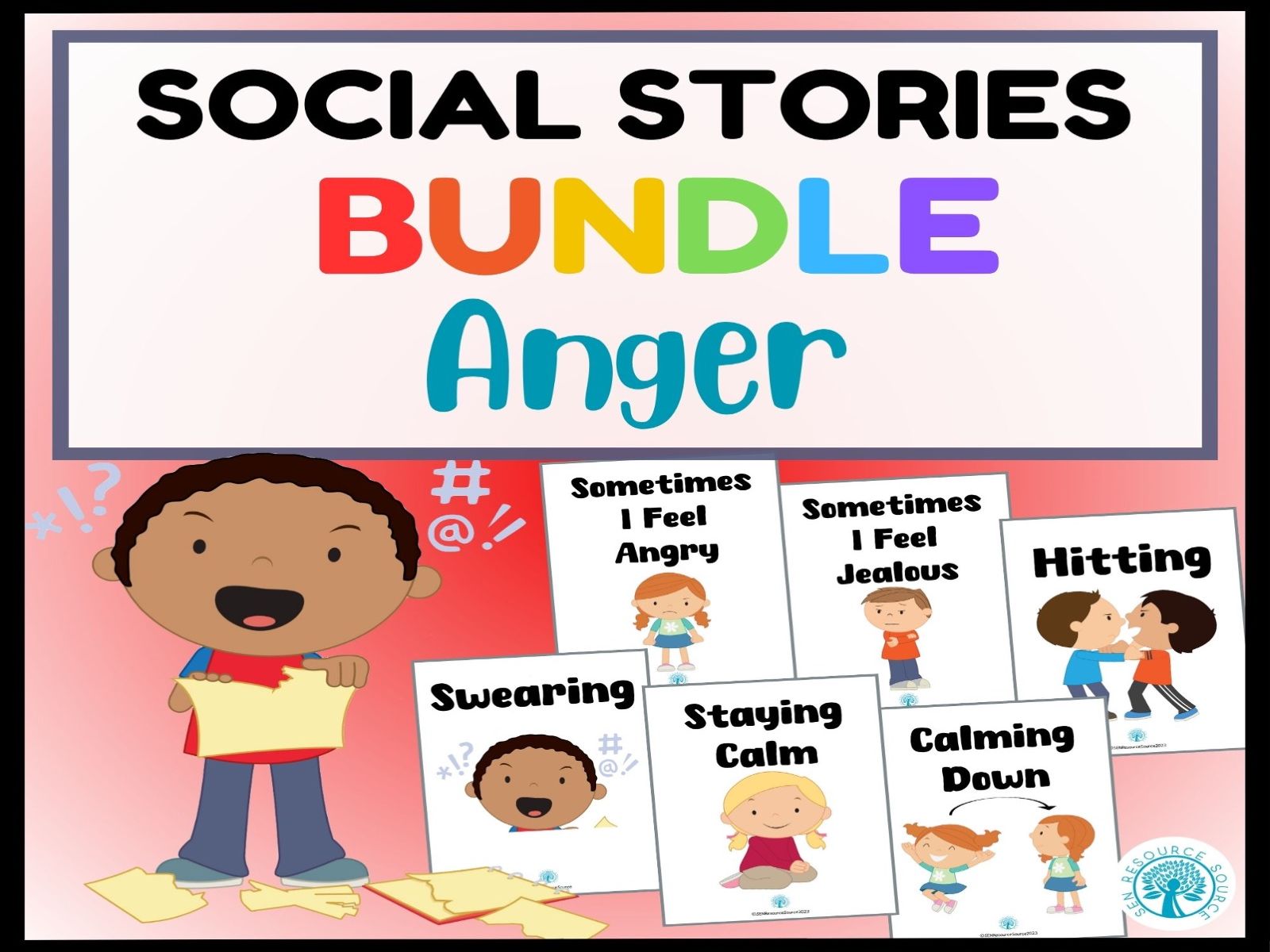 Anger Social Story Bundle | Teaching Resources