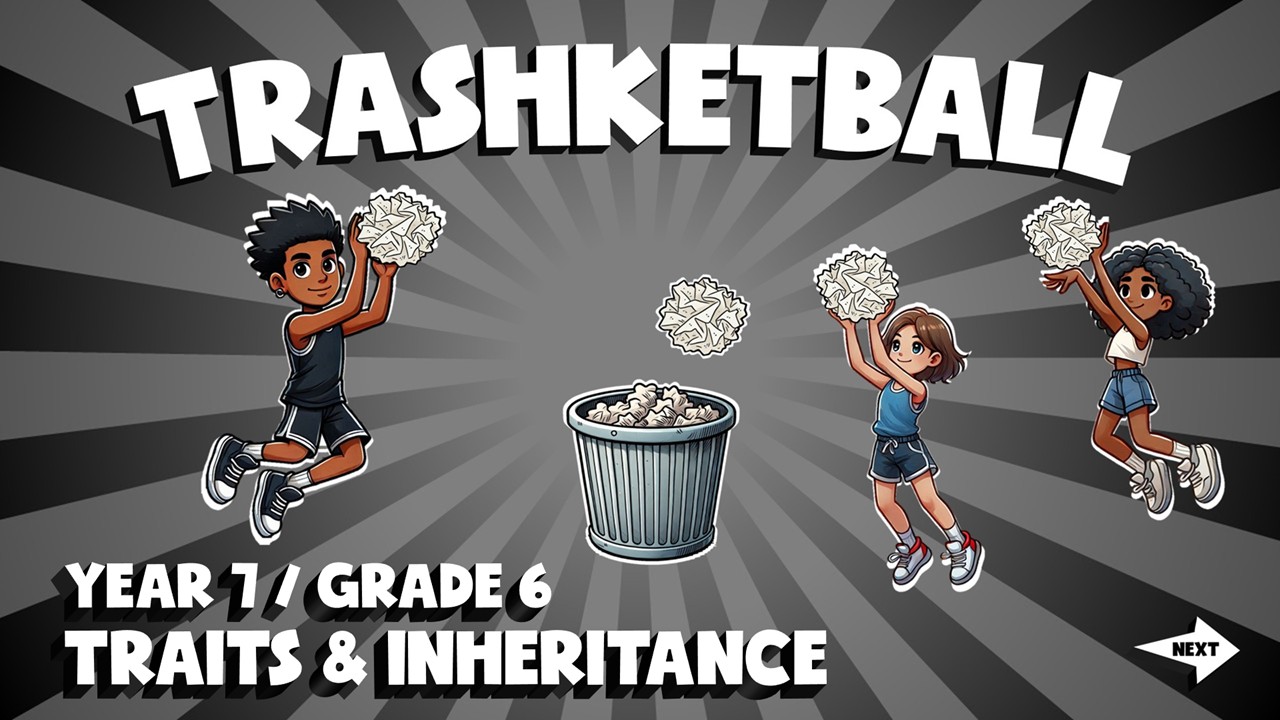 Traits & Inheritance TRASHKETBALL Science Game | No-Prep Year 7 Review ...