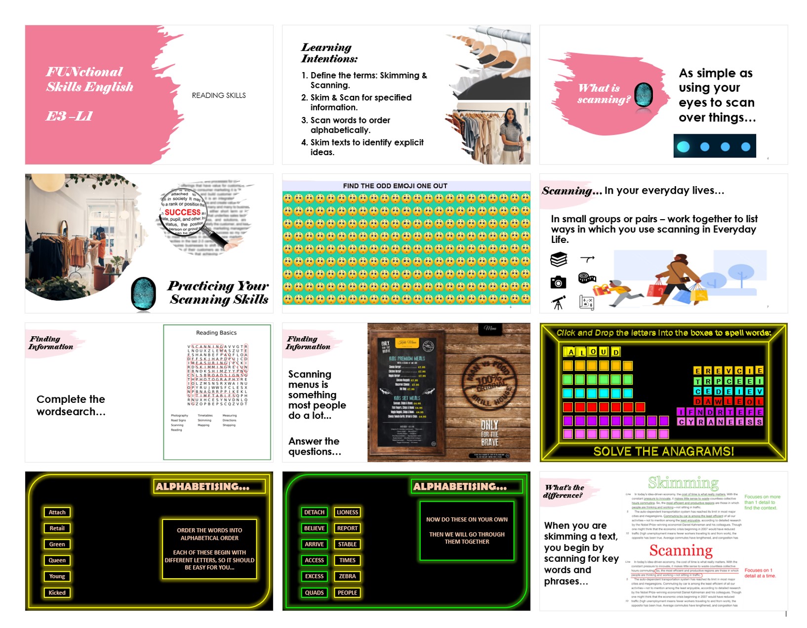 New Functional Skills English Entry 3 Reading Skills Teaching Resources New Functional Skills English Entry 3 Reading Skills Teaching Resources