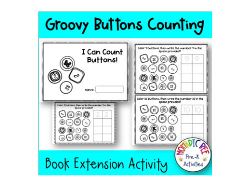 Pete the Cat and His Four Groovy Buttons Activity | Teaching Resources