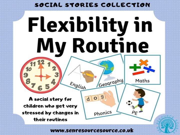 Being Flexible in My Routine Social Story | Teaching Resources