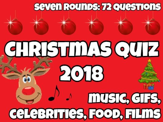 Fun Christmas Quiz with 72 questions - Music, gifs, film, celebs, films ...