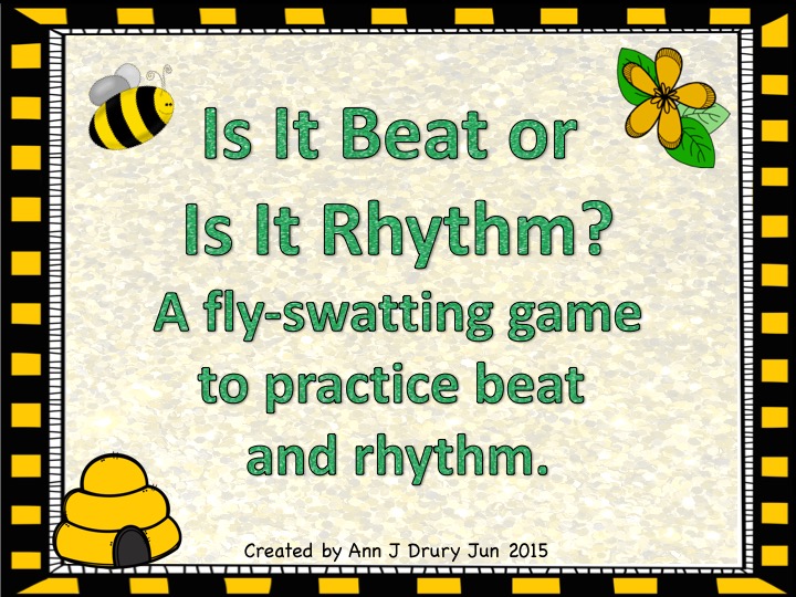 Is It Beat or Is It Rhythm? A Fly-Swatting Game to Practice Beat and ...