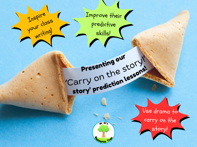 NEW 'Carry on the story!' LESSONS! INSPIRE WRITING, IMPROVE PREDICTIVE ...