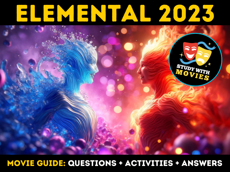 Elemental 2023 Movie Guide: Questions + Activities Puzzles + Answers | Teaching Resources