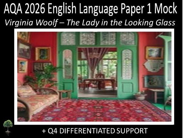 Two AQA GCSE English Language Paper 1 + 2 Mocks | Q4 Differentiated ...