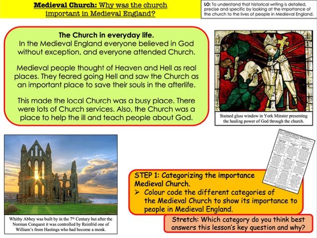 Why was the church important in Medieval England? | Teaching Resources