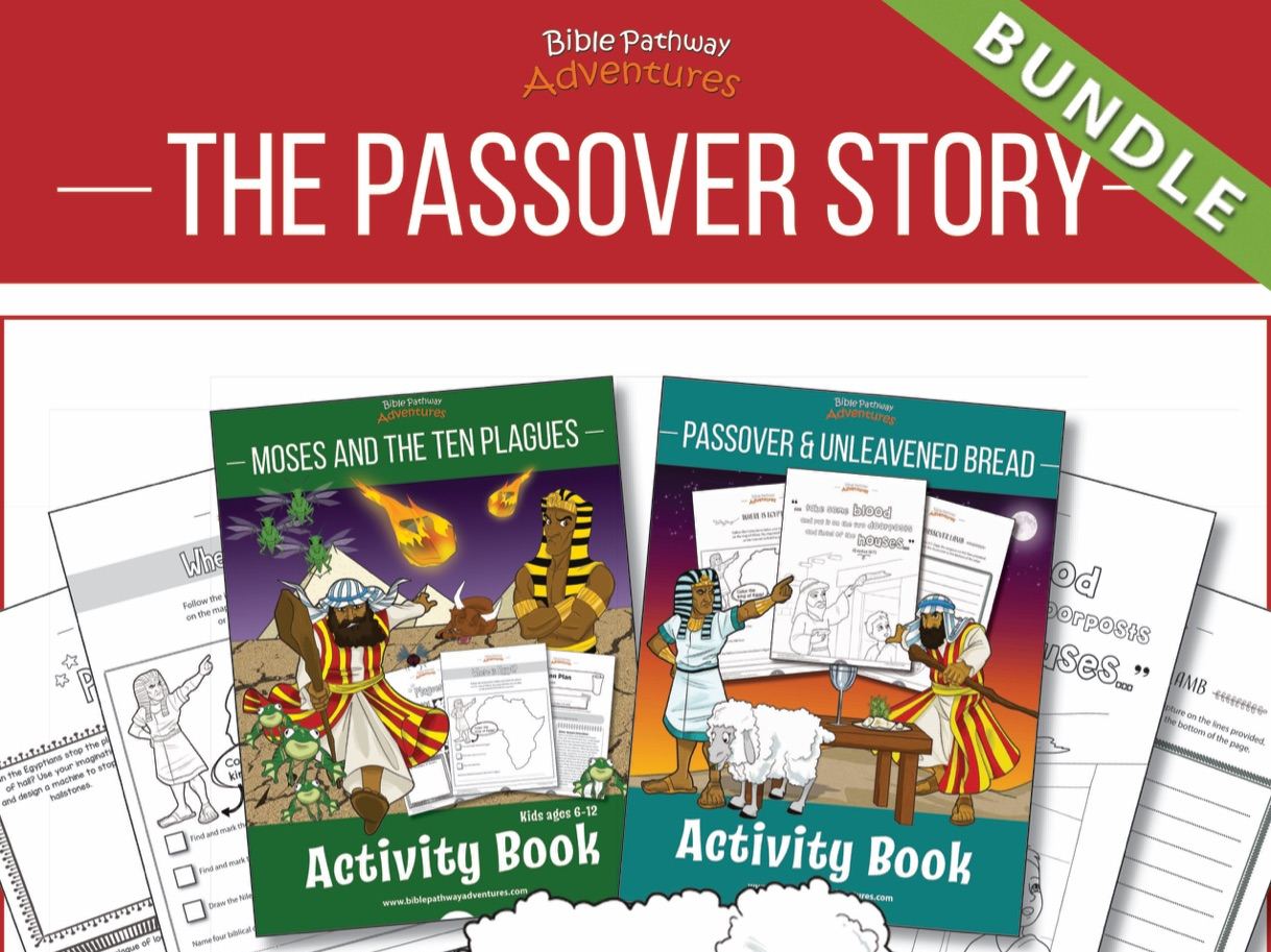 The Passover Story Activity Books BUNDLE | Teaching Resources