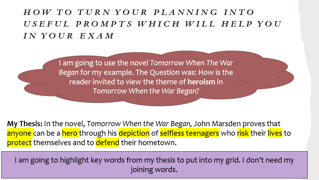 10 English – The Outsiders Novel Study – Assessment literacy lesson 7 ...