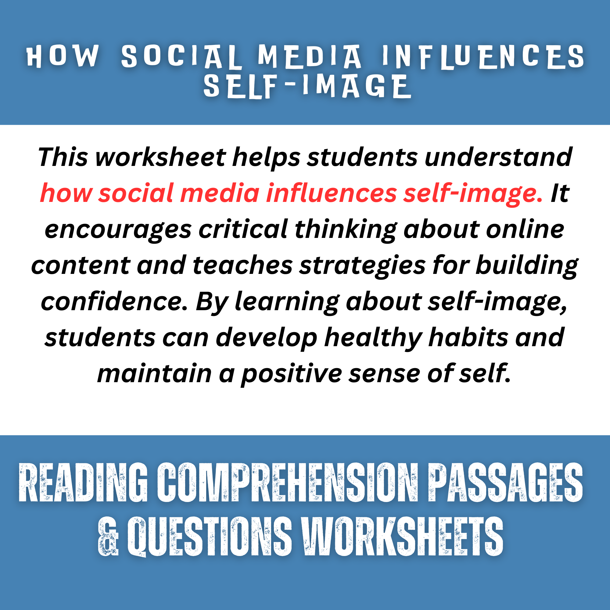 How Social Media Influences Self-Image -Psychology and Human Behavior ...