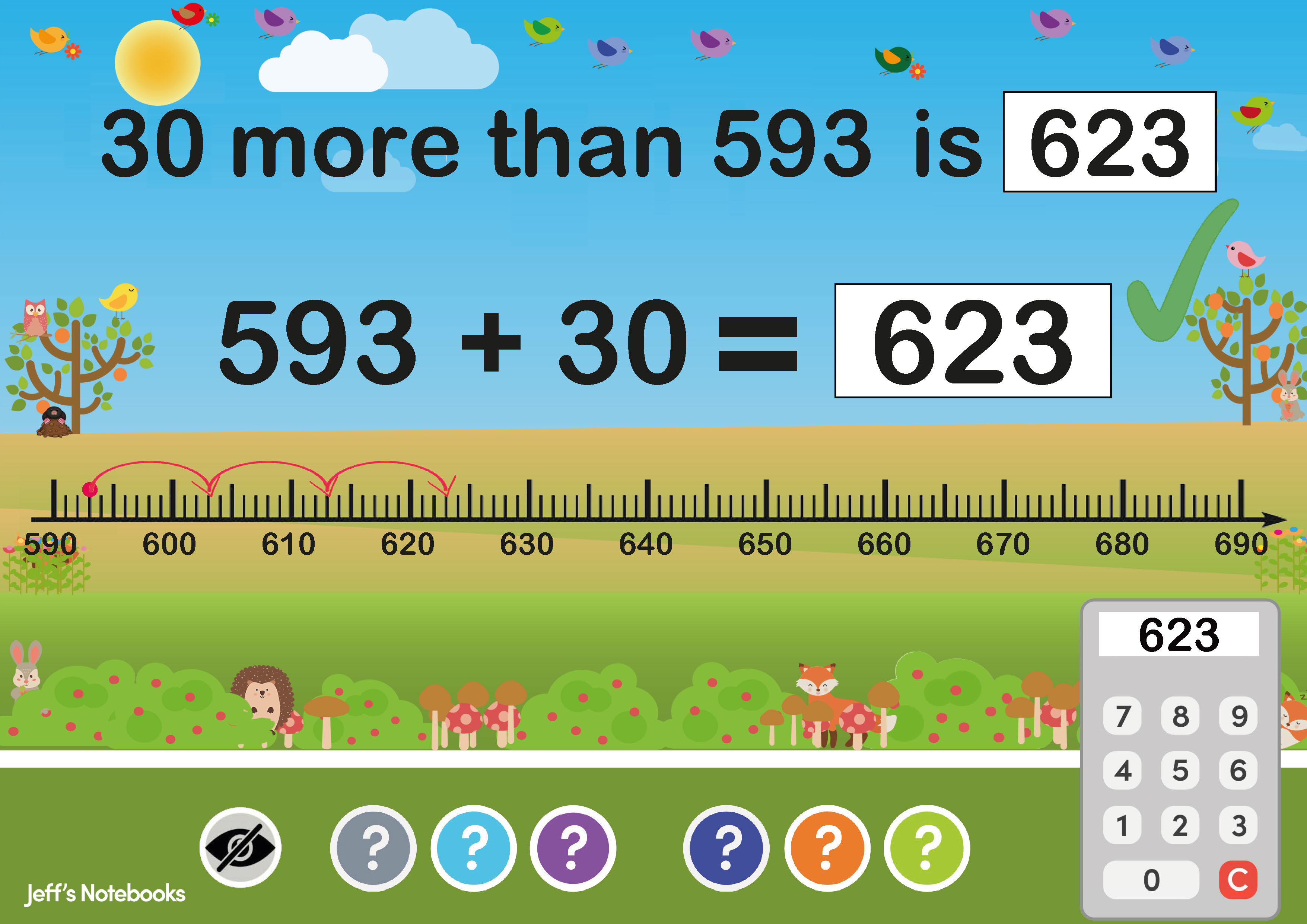 Add Subtract Multiples Of 10 100 With The Number Line Teaching