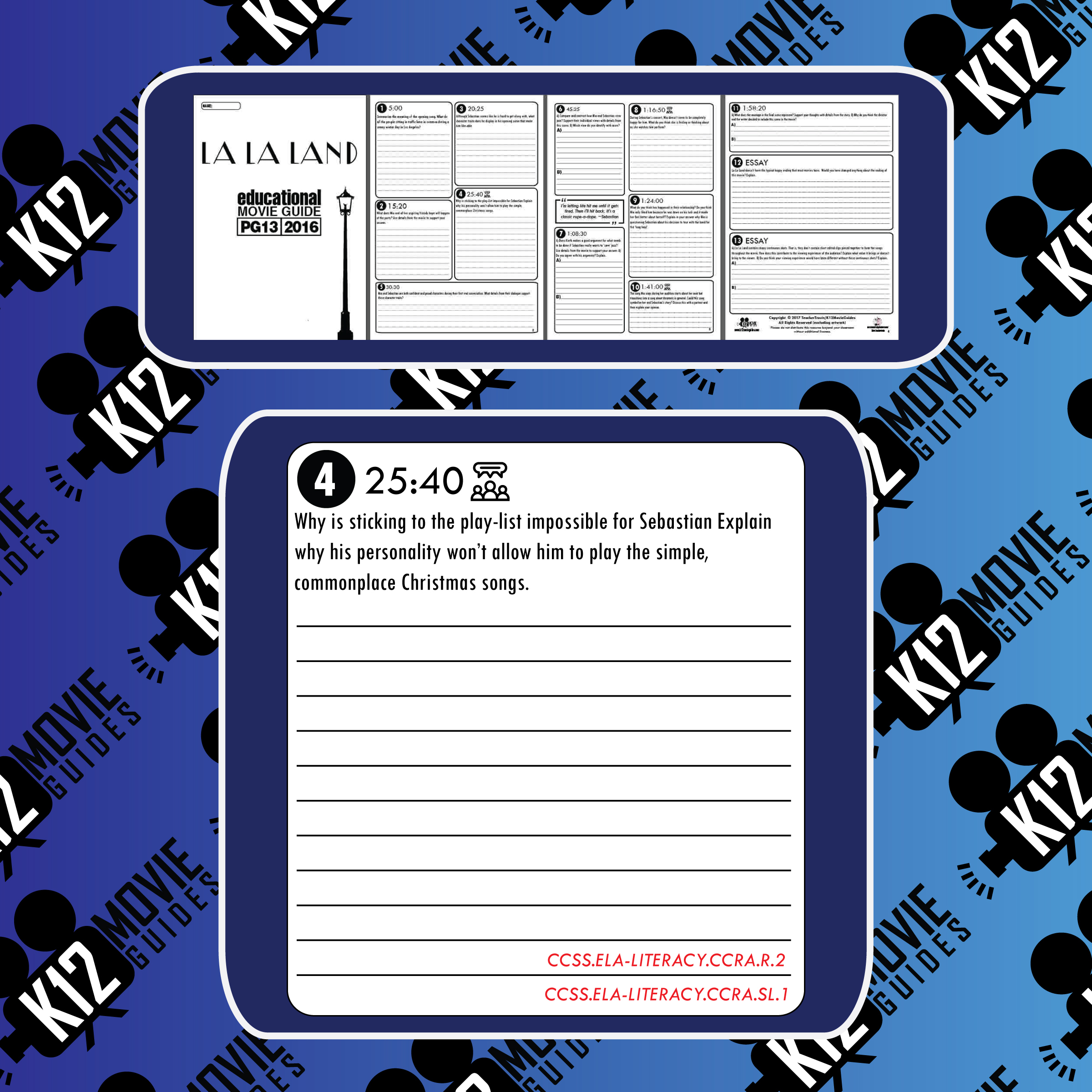 La La Land Movie Guide | Questions | Worksheet | Google Slides (PG13 ...