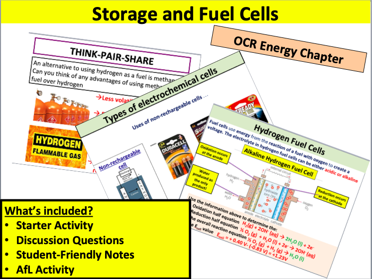 Storage and Fuel Cells | Teaching Resources