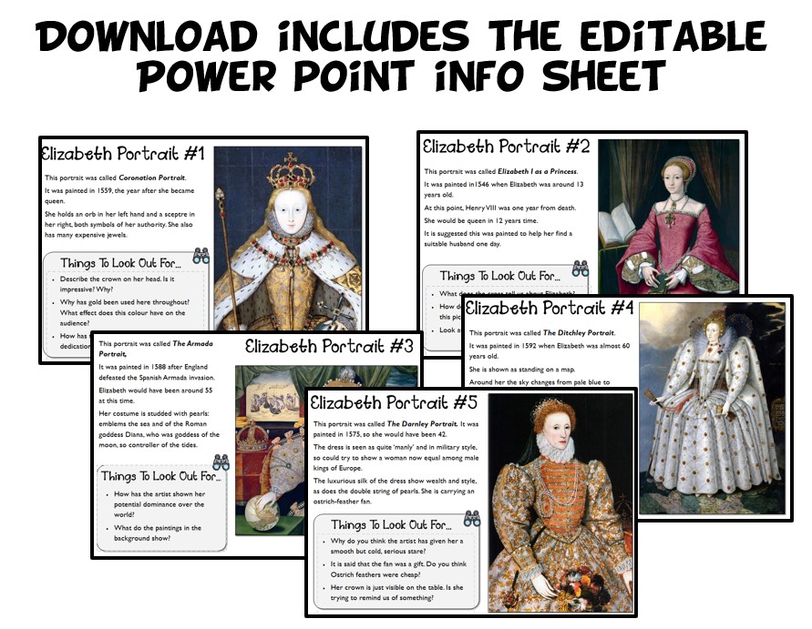 Tudors - How Did Elizabeth Use Portraits? | Teaching Resources