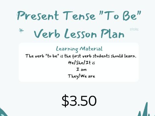 Verbs "To Be" Lesson Plan A2 Level | Teaching Resources