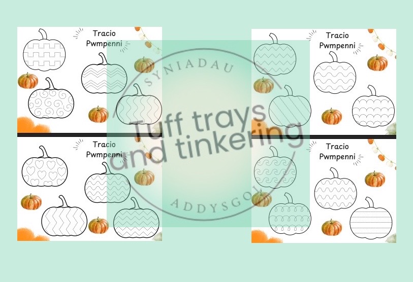 pwmpen hydref autumn tracing fine motor skills curriculum for wales ...