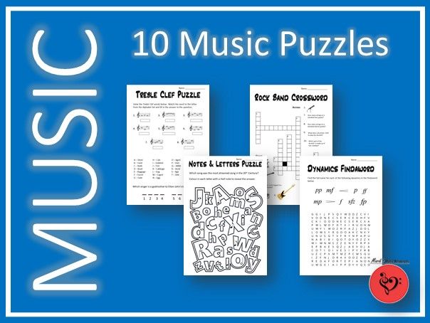 10 Music Puzzles | Teaching Resources