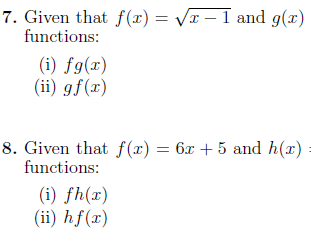 Composite functions worksheet no 2 (with solutions) | Teaching Resources