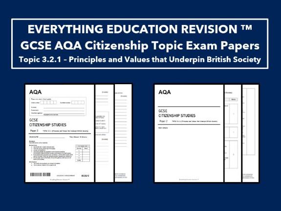 GCSE AQA Citizenship Studies - Paper 2 Section A - Life in Modern ...