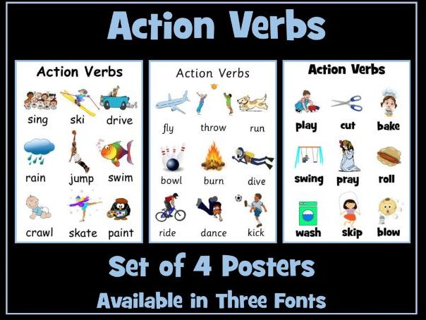 Action Verbs | Teaching Resources