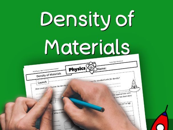 Density of Materials Home Learning Worksheet GCSE | Teaching Resources