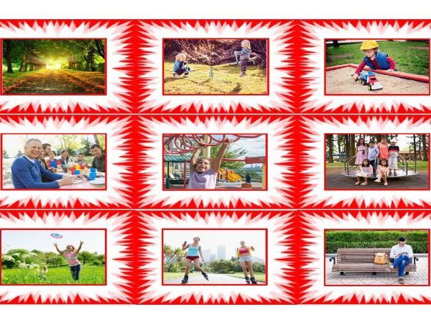 Park Things and Activities 6 Spanish Photo Game Bundle | Teaching Resources