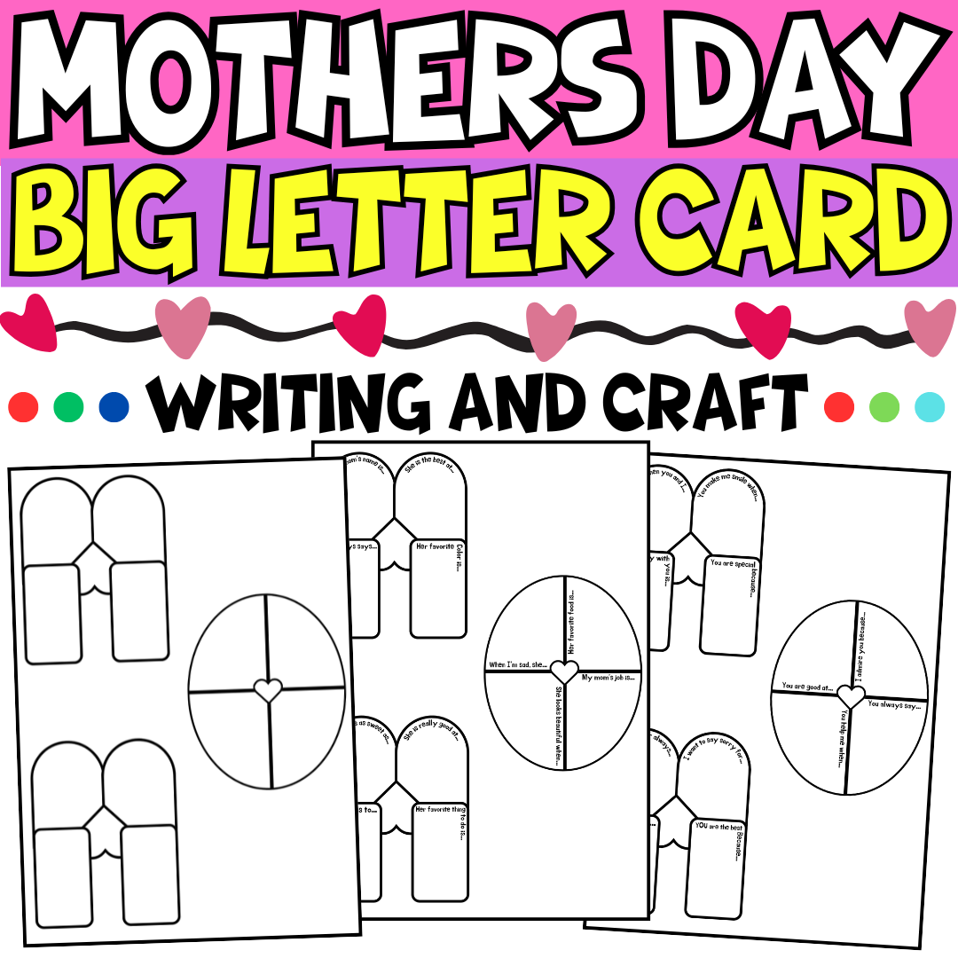 Mothers Day Writing & Drawing Activity KS2, MOM Gift Keepsake Bulletin ...