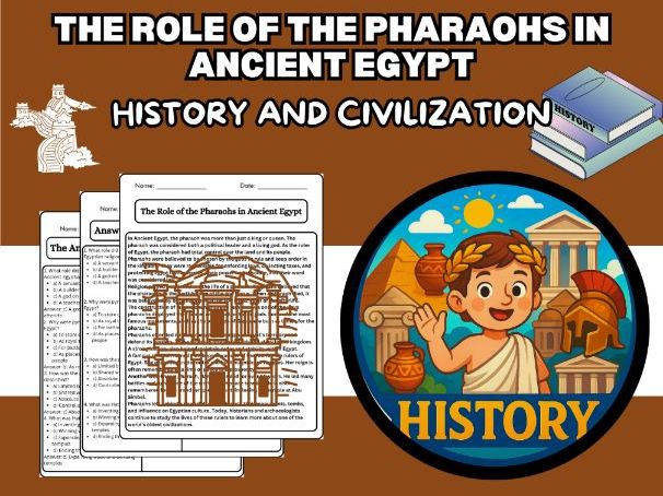 The Role of the Pharaohs in Ancient Egypt Reading Comprehension ...