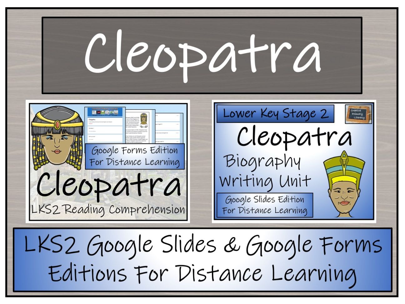 LKS2 Cleopatra Biography & Reading Comprehension Bundle | Digital ...