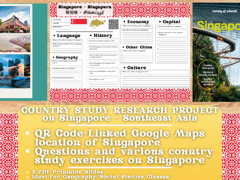 Country Study Research Project - Singapore - Social Studies Report ...