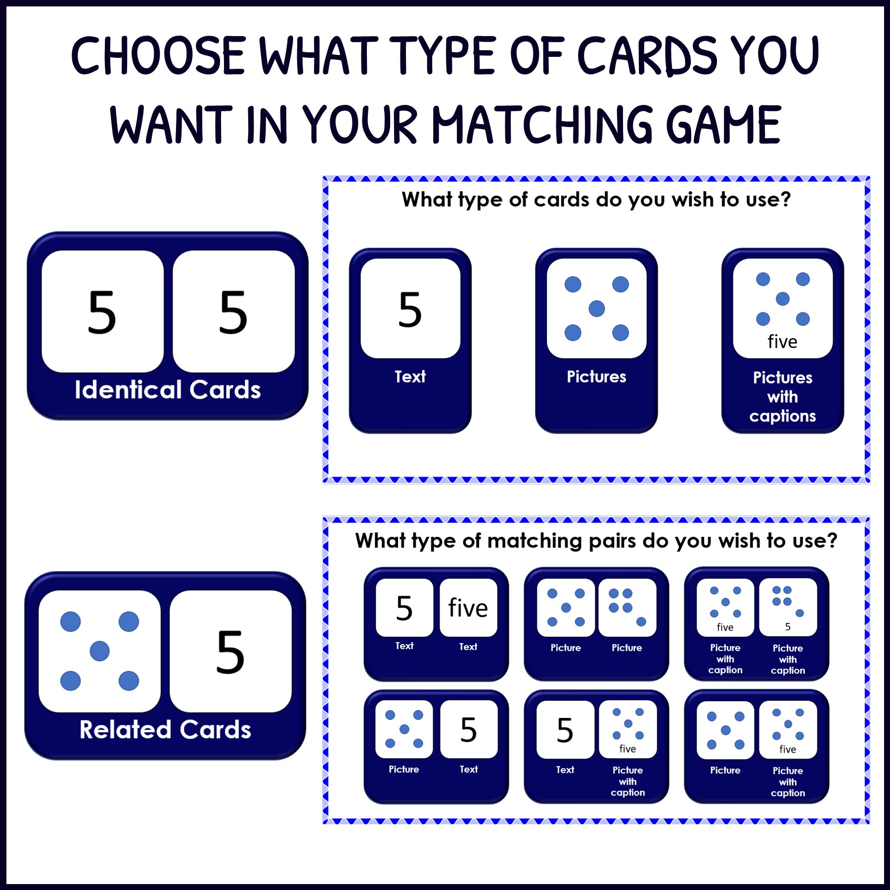Personal Use Matching Game Generator - Concentration - for PC and Mac ...