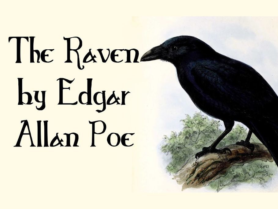 The Raven (Edgar Allen Poe) - Comprehension worksheet (vocabulary focus ...