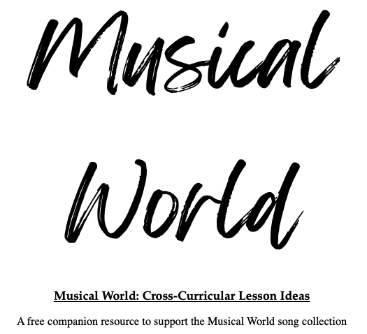 Musical World: Cross-Curricular Lesson Ideas (Free Teacher Resource ...