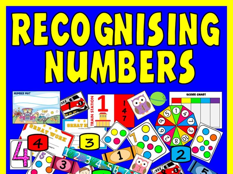 *MATHS BUNDLE* NUMBER FLASHCARDS, BUNTINGS, NUMBER RHYMES, RECOGNISING ...
