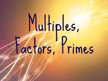 Factors, Multiples, Primes and Square Numbers Presentation with Quizzes ...
