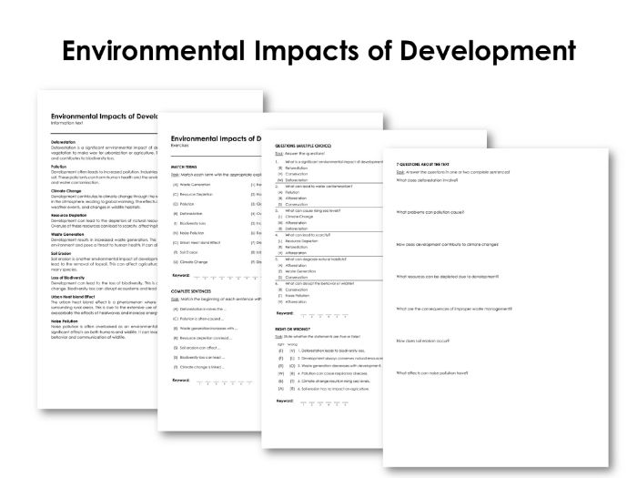 Environmental Impacts of Development.docx | Teaching Resources