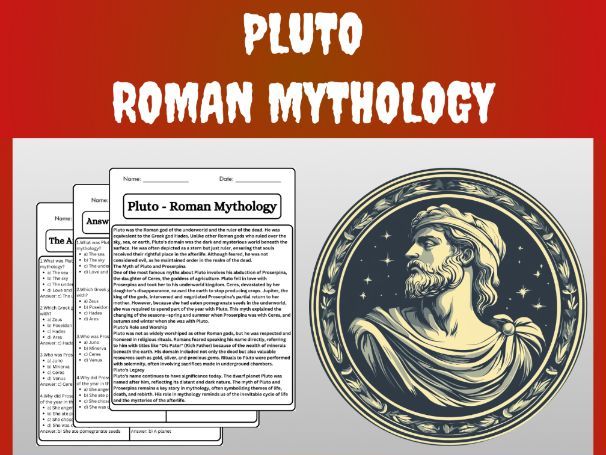 Pluto - Roman Mythology Reading Comprehension Passages & Questions ...