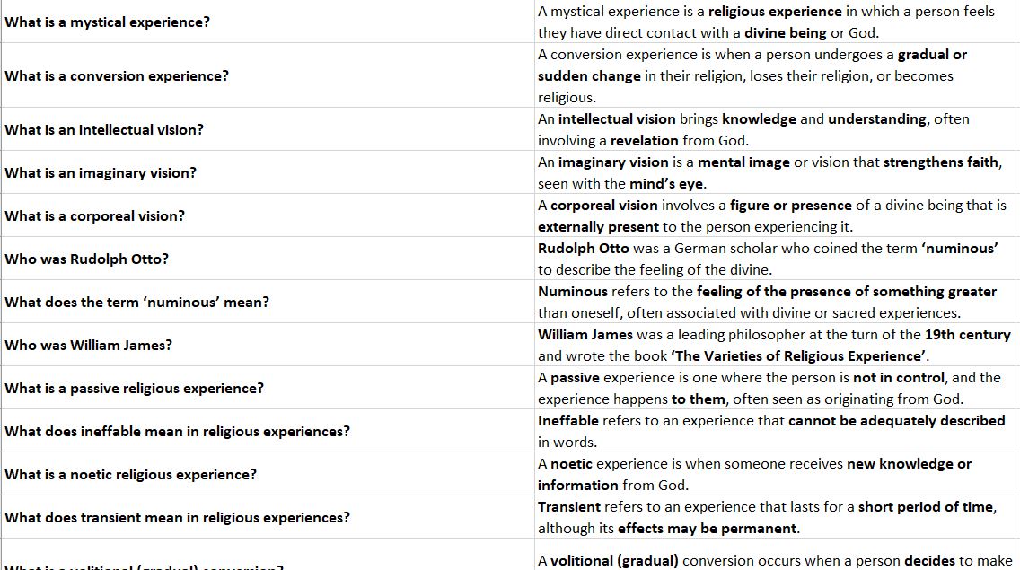 A Level Religious Studies Revision Flash Cards - Philosophy | Teaching ...