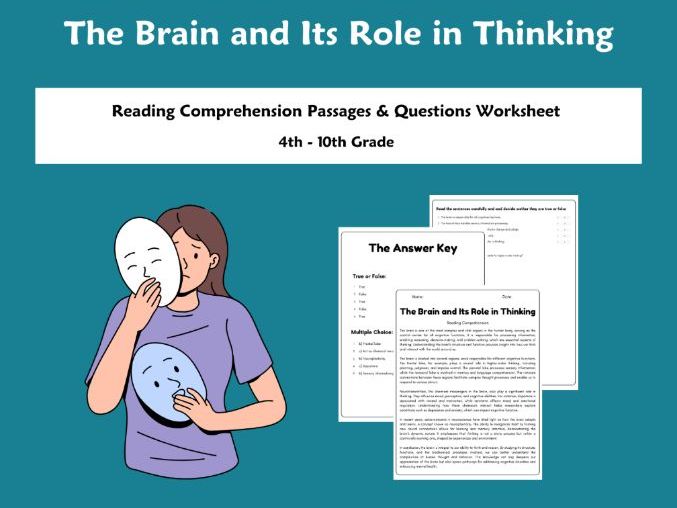 The Brain and Its Role in Thinking: Reading Comprehension Passages ...