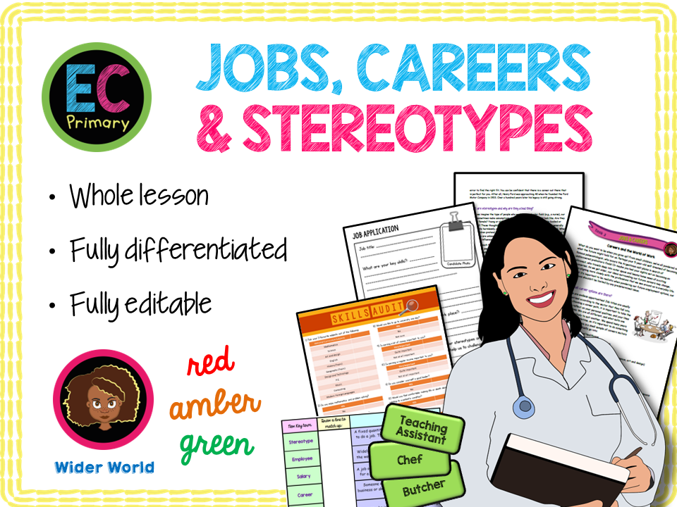 Careers, Diversity + Stereotypes PSHE | Teaching Resources