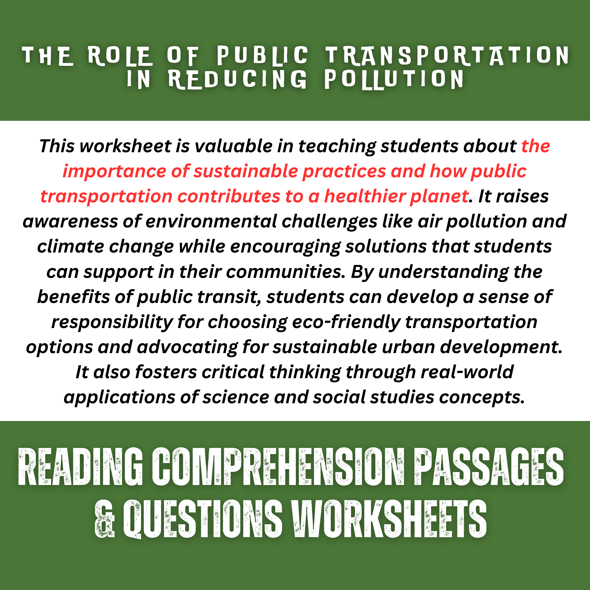 The Role of Public Transportation in Reducing Pollution - Environment ...