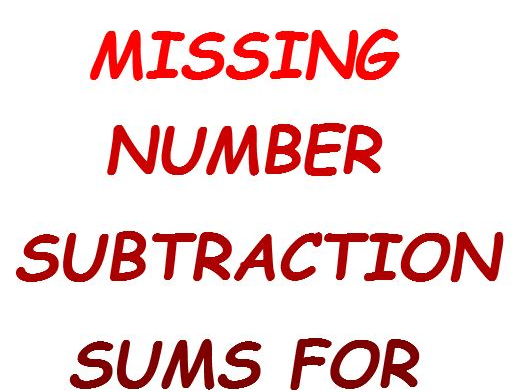 ADDITION AND SUBTRACTION SUMS YEAR 1 Teaching Resources