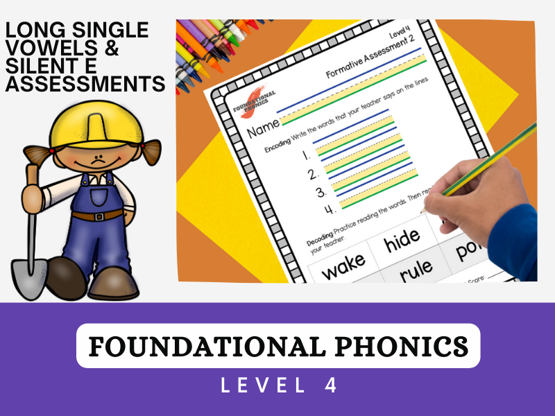 Long Vowel Words | Phonics Assessments 4 | Teaching Resources