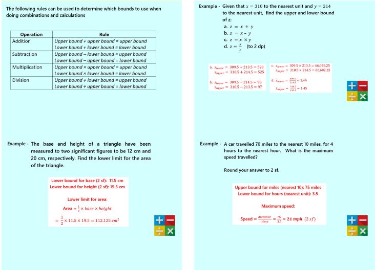 Upper and Lower Bounds Calculations - Maths GCSE Higher ActivInspire ...